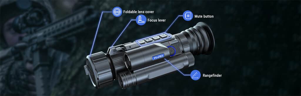 Pard SA62 35mm hőkamera céltávcső LRF lézeres távolságmérővel - Z-shops.eu